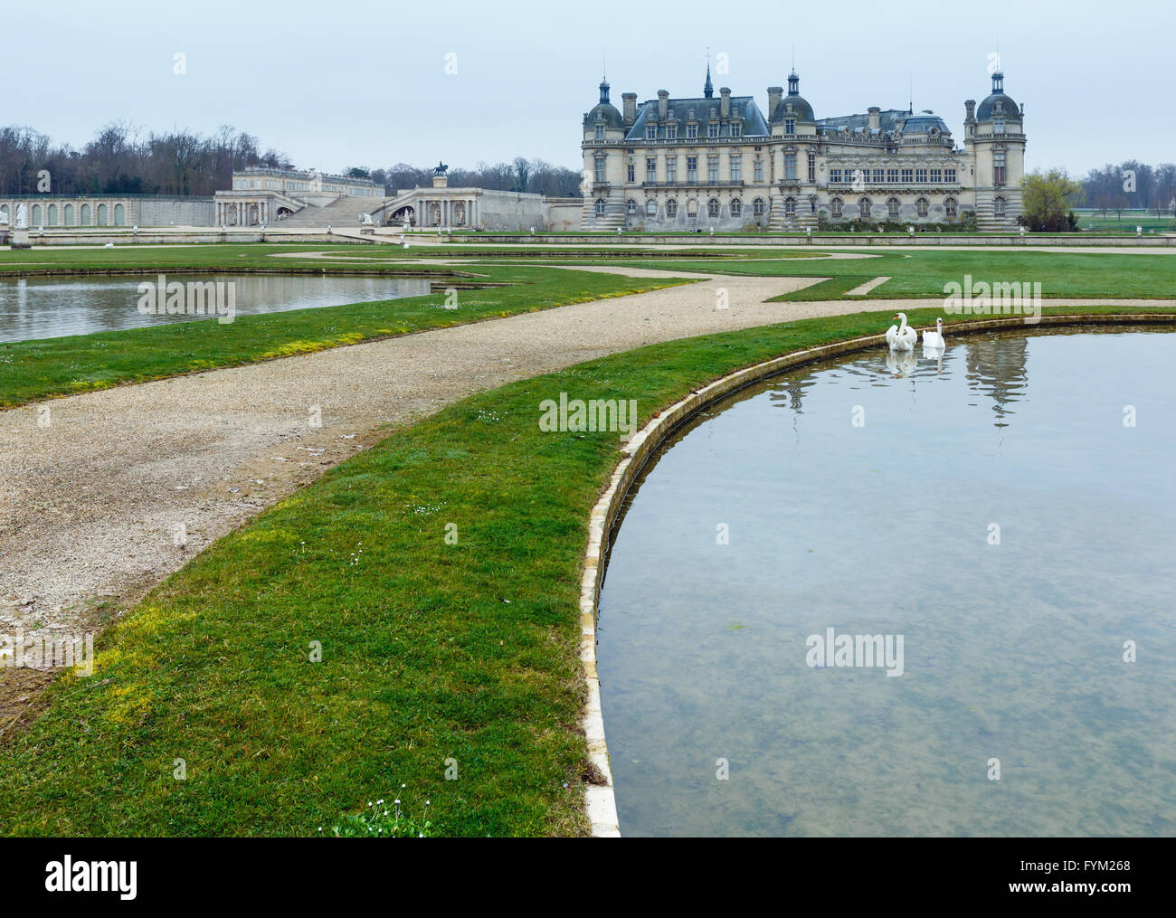 Parco del castello di chantilly immagini e fotografie stock ad alta ...