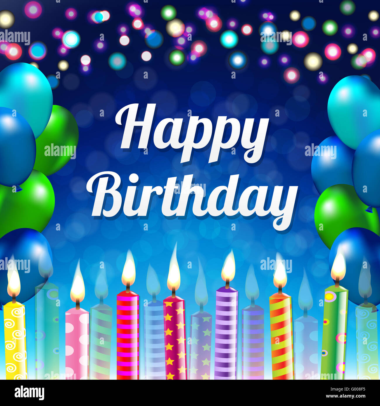 Happy birthday banner immagini e fotografie stock ad alta risoluzione ...
