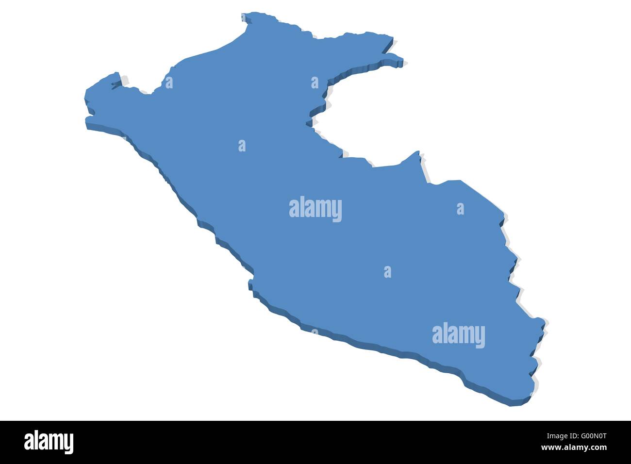 Peru map Immagini senza sfondo e Foto Stock ritagliate - Alamy