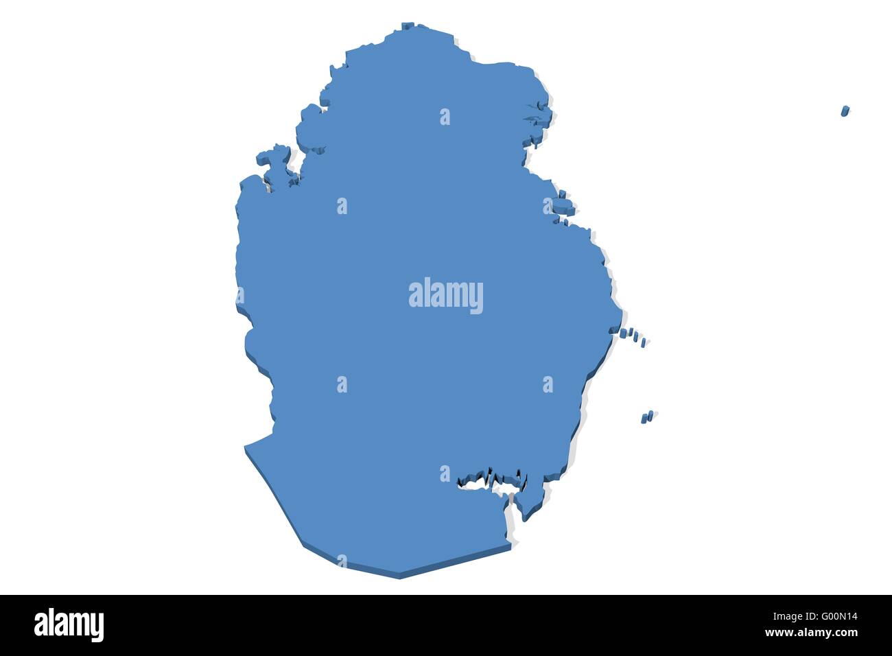 Mappa qatar immagini e fotografie stock ad alta risoluzione - Alamy