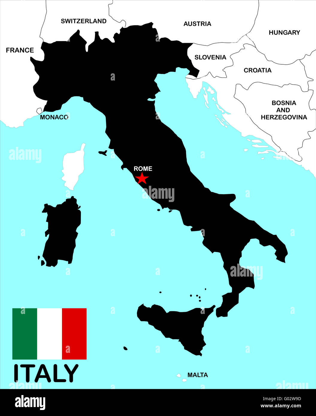 Mappa italia immagini e fotografie stock ad alta risoluzione - Alamy