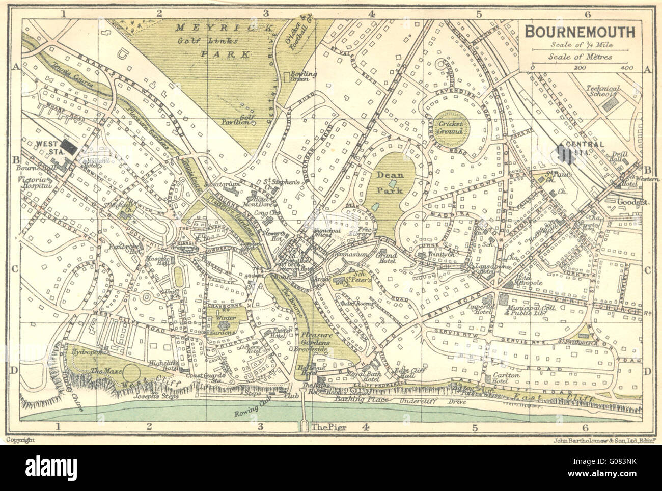Mappa di bournemouth immagini e fotografie stock ad alta risoluzione ...