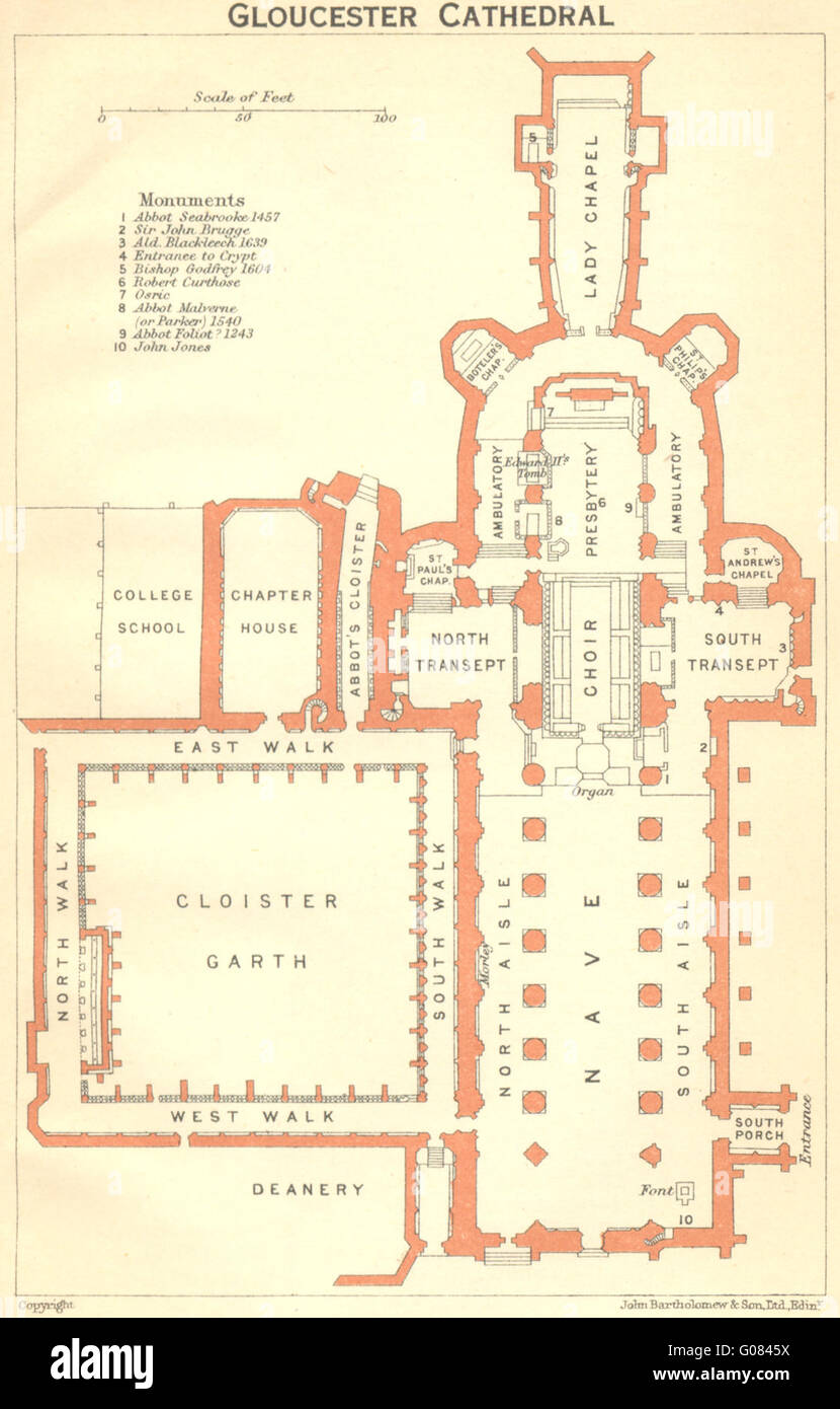 Mappa vintage di gloucester immagini e fotografie stock ad alta ...