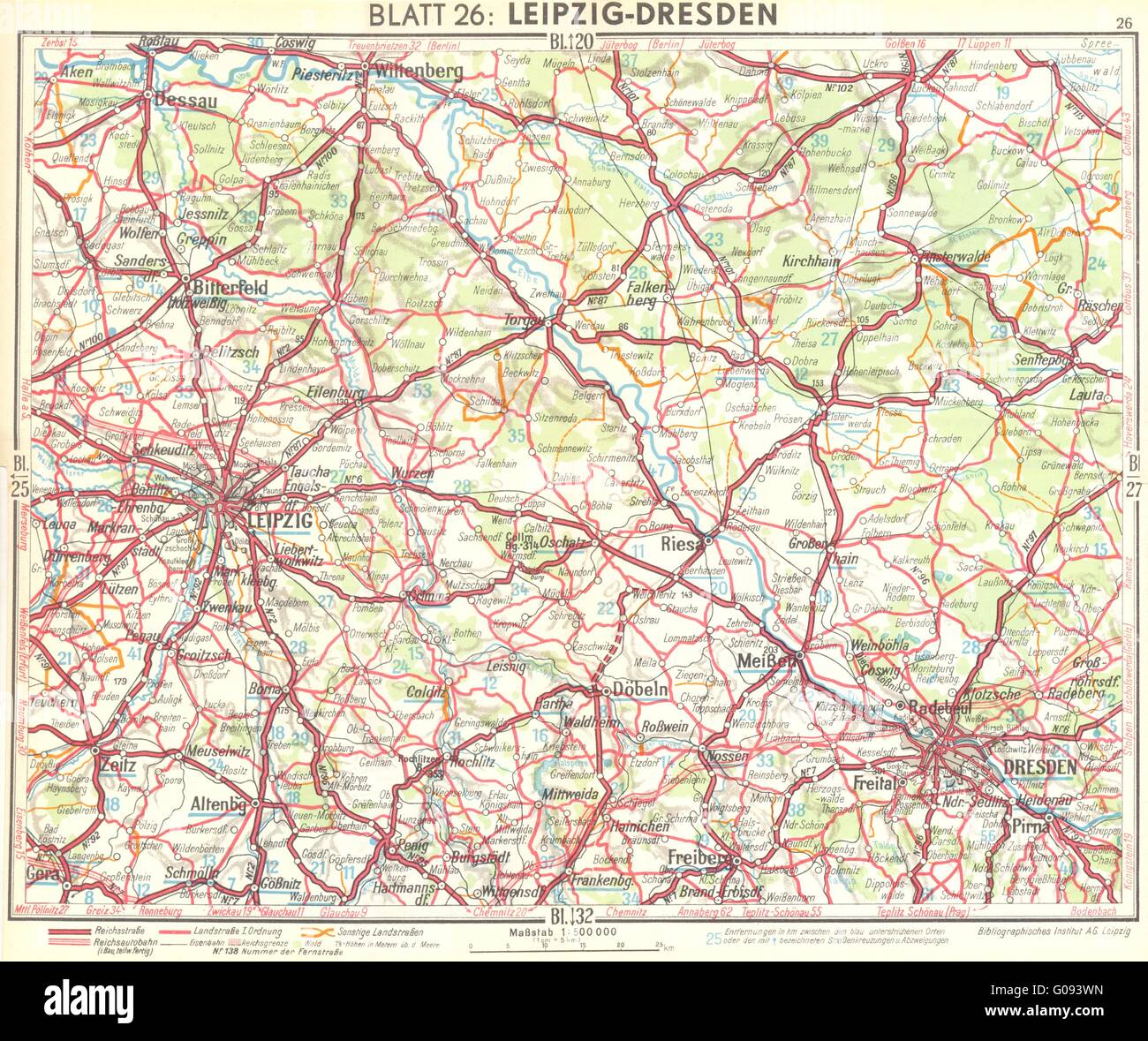 Map of leipzig immagini e fotografie stock ad alta risoluzione - Alamy