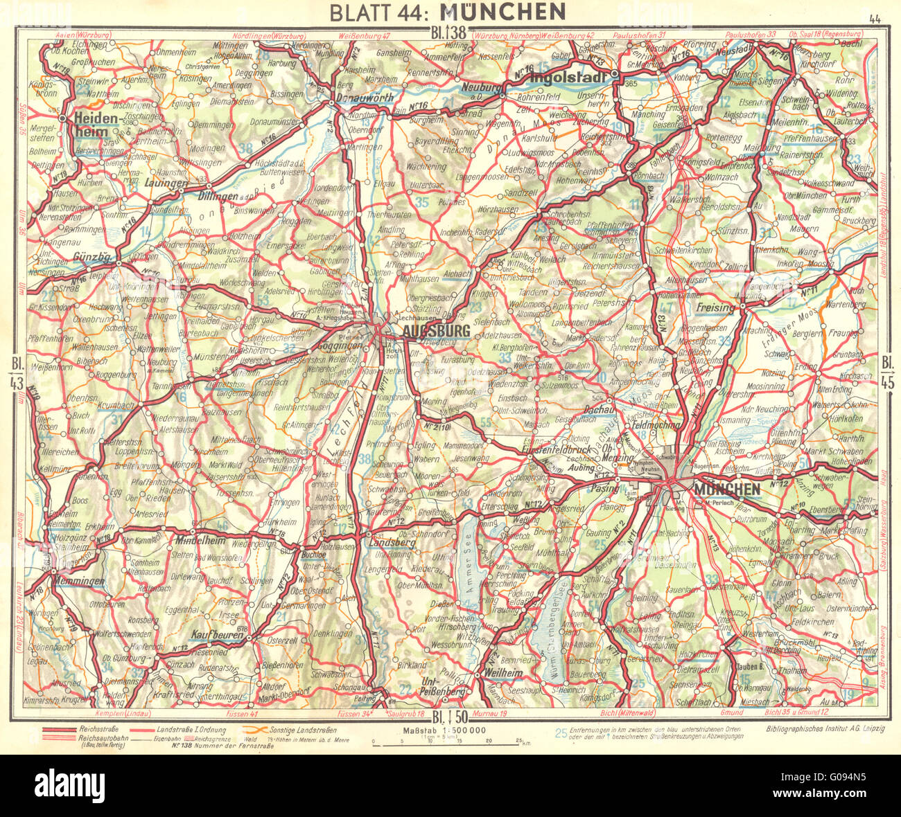 Mappa di monaco di baviera immagini e fotografie stock ad alta ...