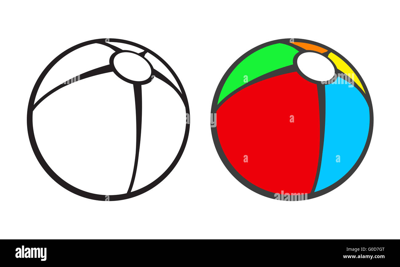 Clipart di pallone da spiaggia immagini e fotografie stock ad alta ...