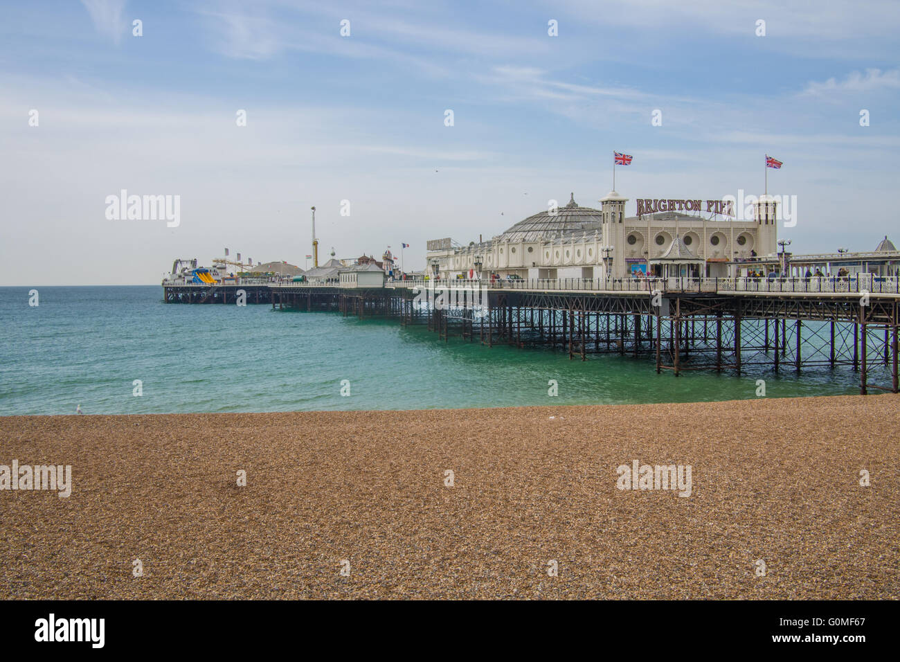 Inghilterra brighton pier spiaggia sul mare immagini e fotografie stock ...