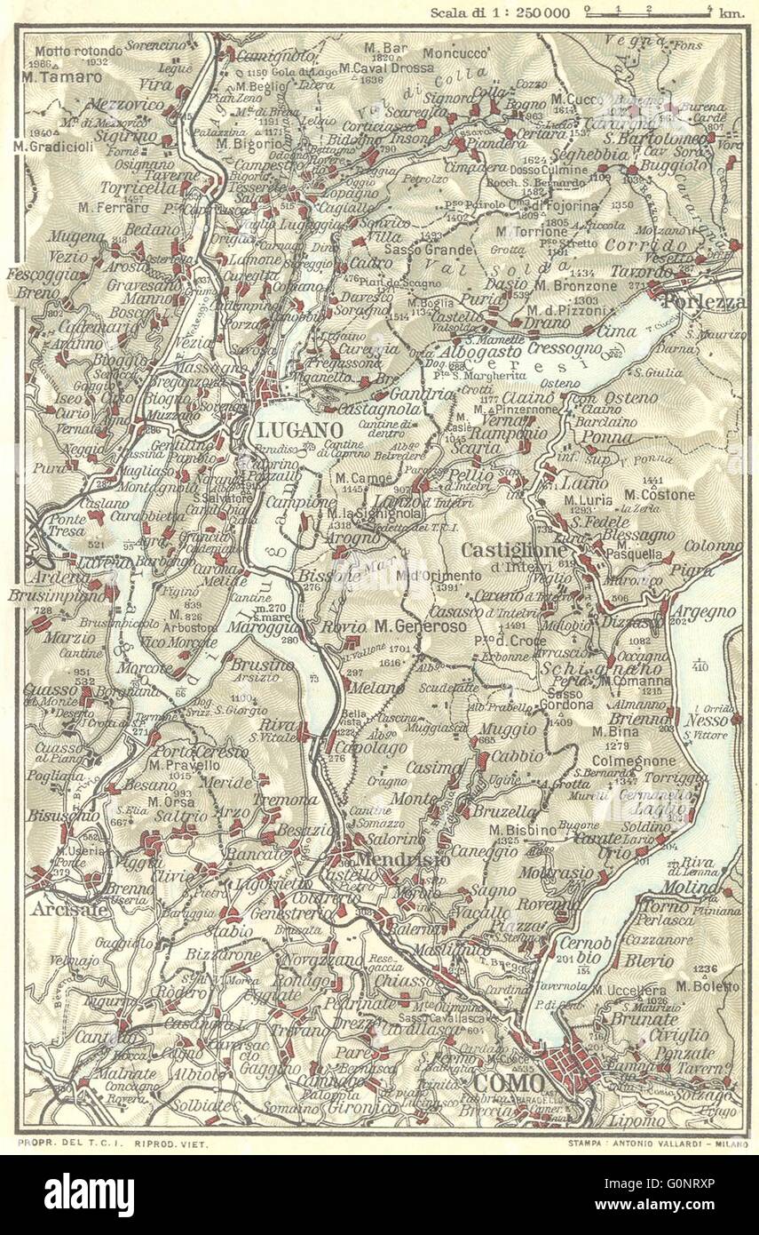 Mappa di lugano immagini e fotografie stock ad alta risoluzione - Alamy