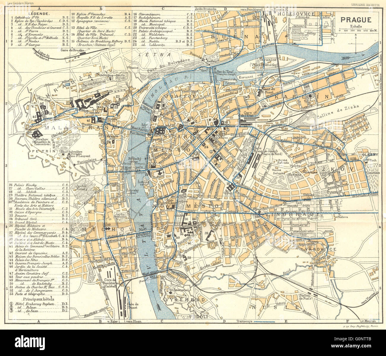 Praga mappa immagini e fotografie stock ad alta risoluzione - Alamy