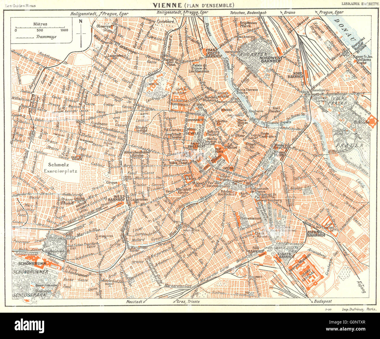Antica mappa di vienna immagini e fotografie stock ad alta risoluzione ...