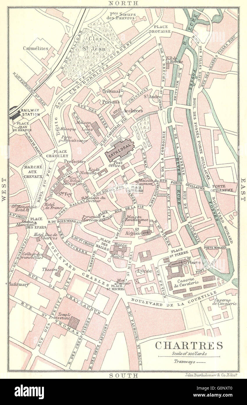 Mappa di chartres immagini e fotografie stock ad alta risoluzione - Alamy