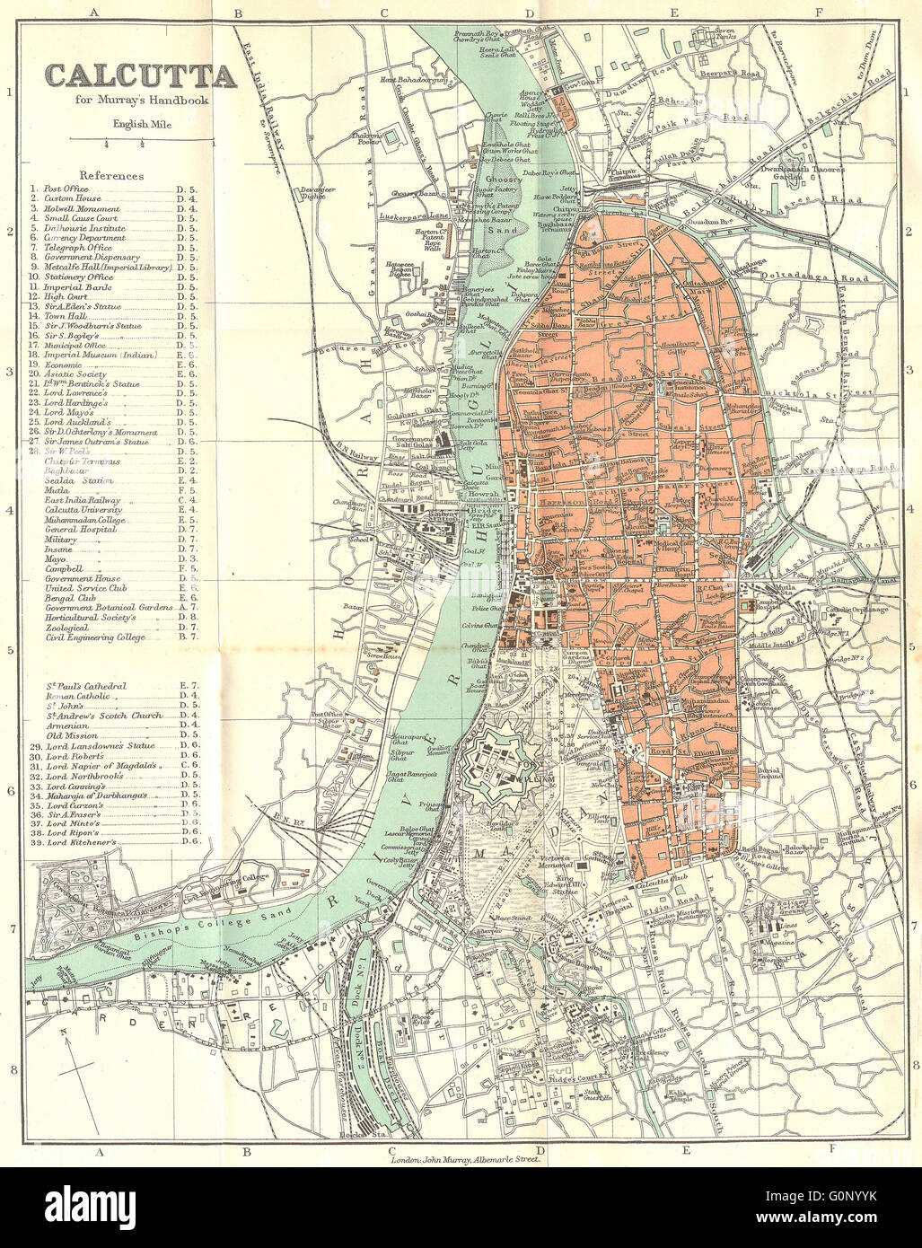 India map map calcutta kolkata immagini e fotografie stock ad alta ...