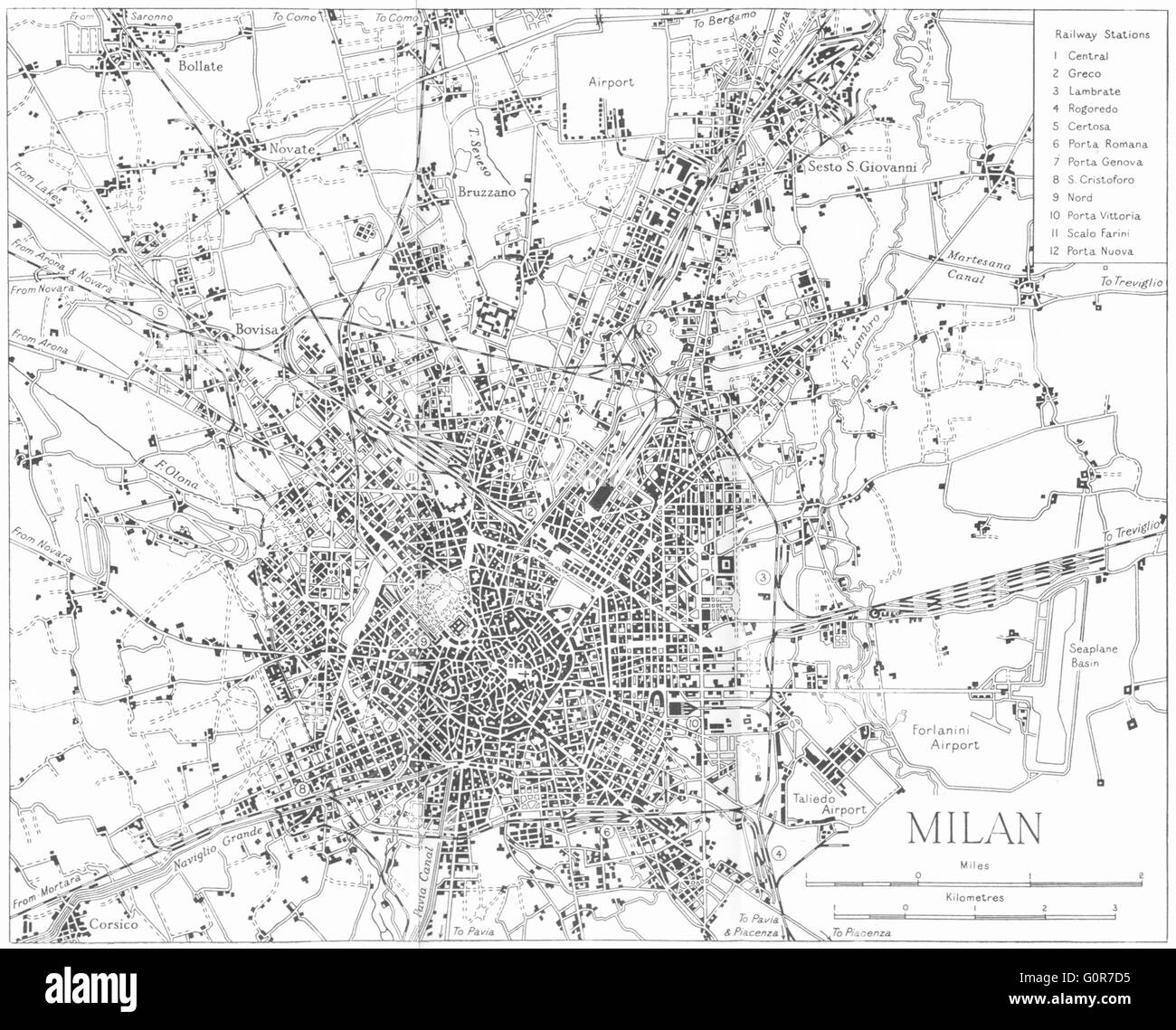 Mappa antica di milano immagini e fotografie stock ad alta risoluzione ...