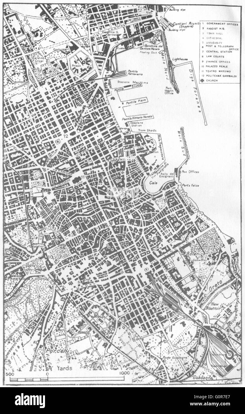 Mappa di palermo immagini e fotografie stock ad alta risoluzione - Alamy