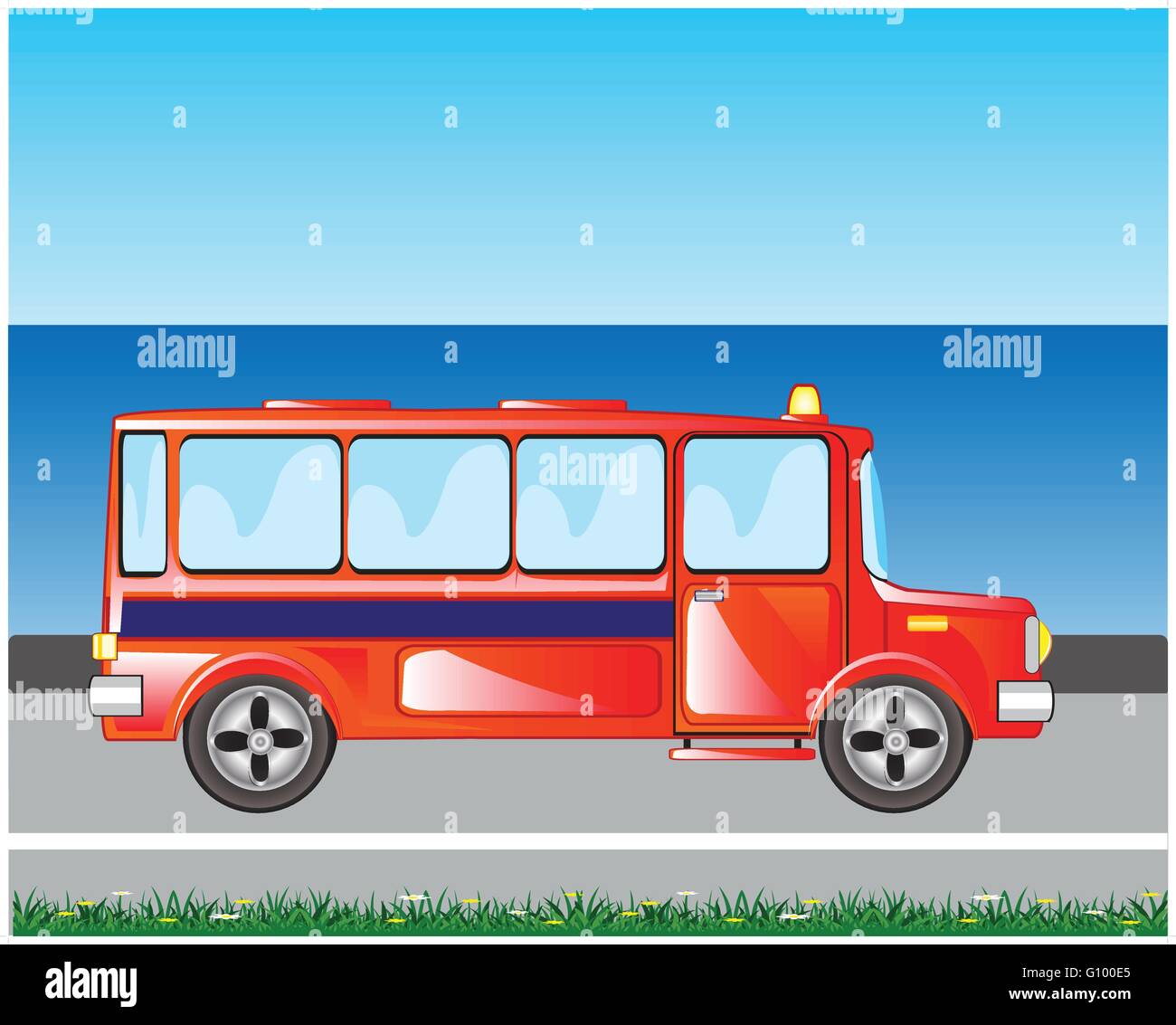 Take the bus Immagini Vettoriali Stock - Alamy