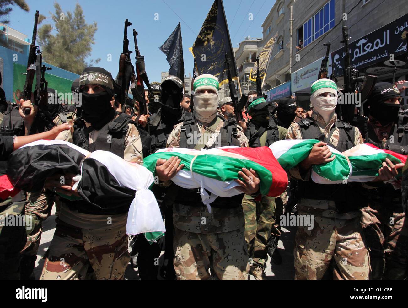 La città di Gaza, Striscia di Gaza, Territori palestinesi. Il 7 maggio ...