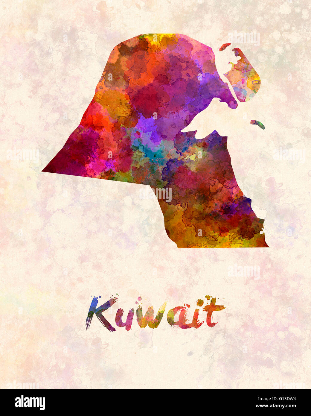 Map of kuwait city immagini e fotografie stock ad alta risoluzione - Alamy