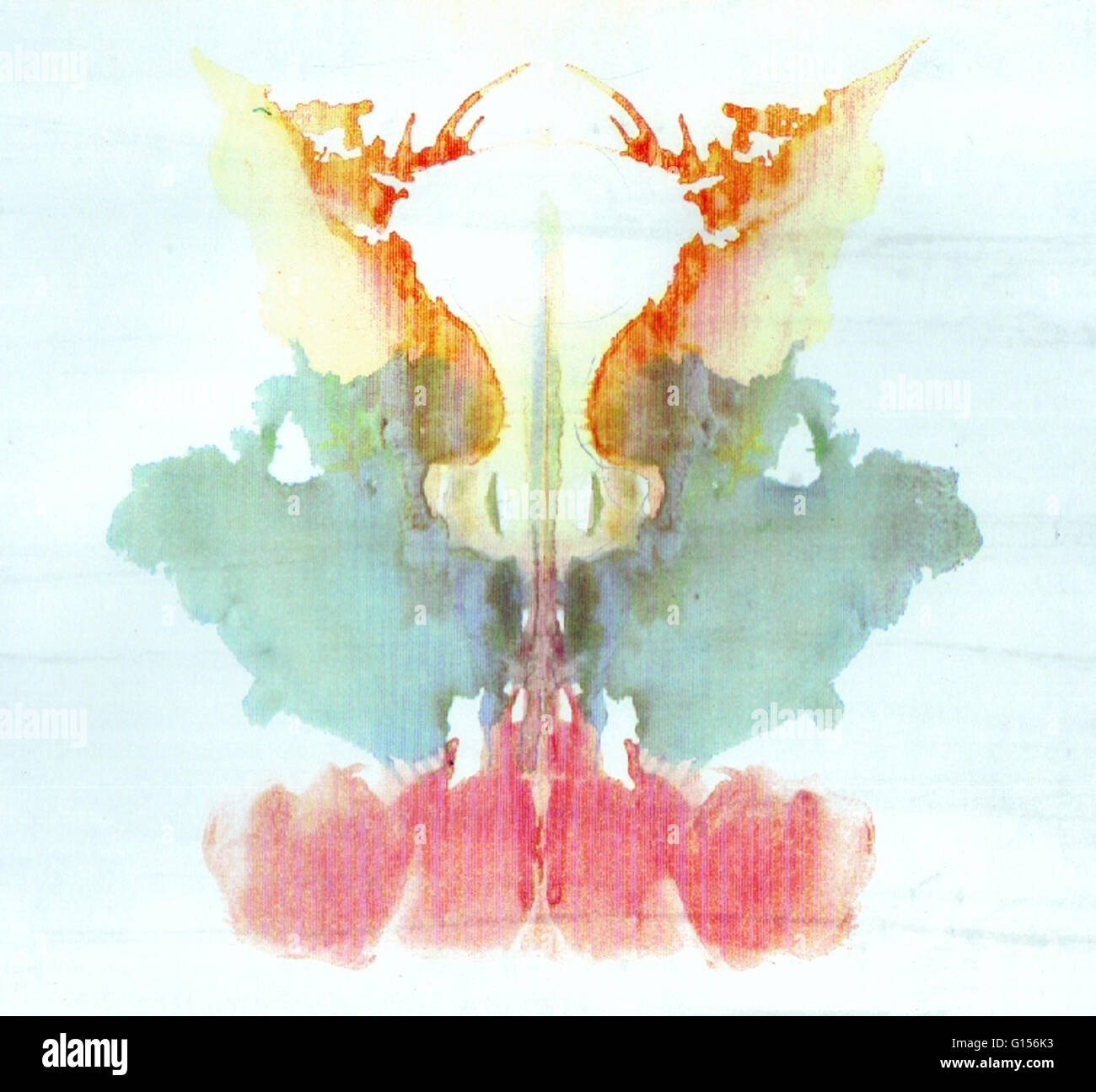 Nono card featured in Rorschach test, un test psicologico in cui un ...