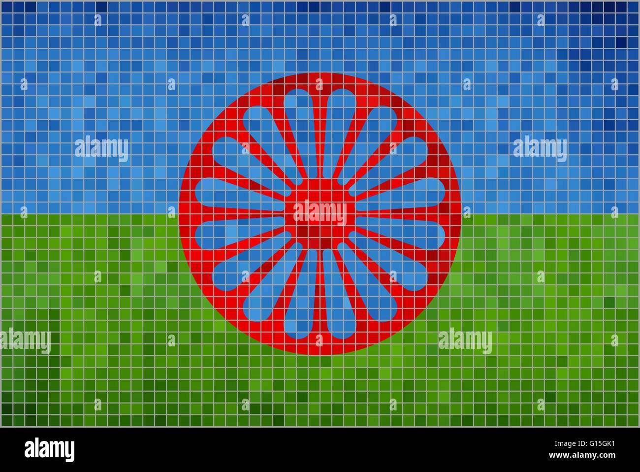 Bandiera di roma Immagini Vettoriali Stock - Alamy