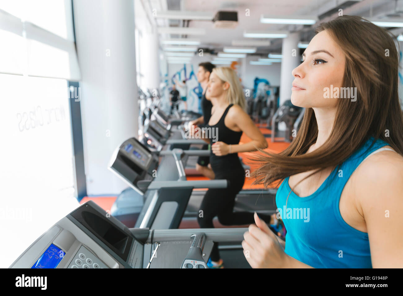 Persona Che Corre Tapis Roulant Immagini e Fotos Stock - Alamy