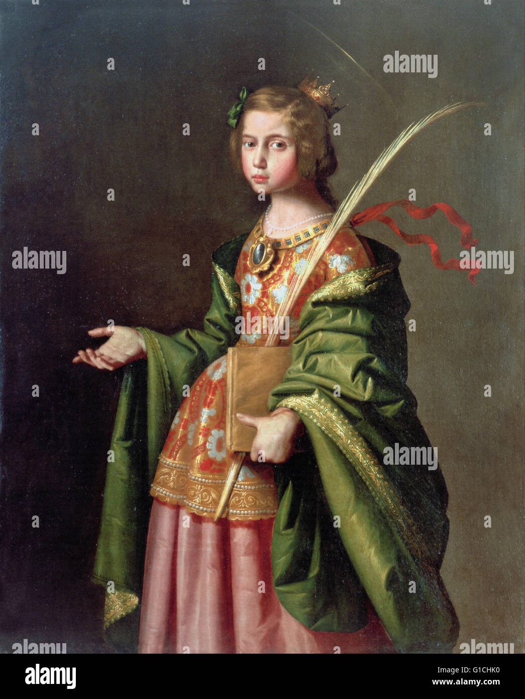 Francisco de Zurbaràn - Santa Elisabetta di Turingia - Museo de Bellas ...