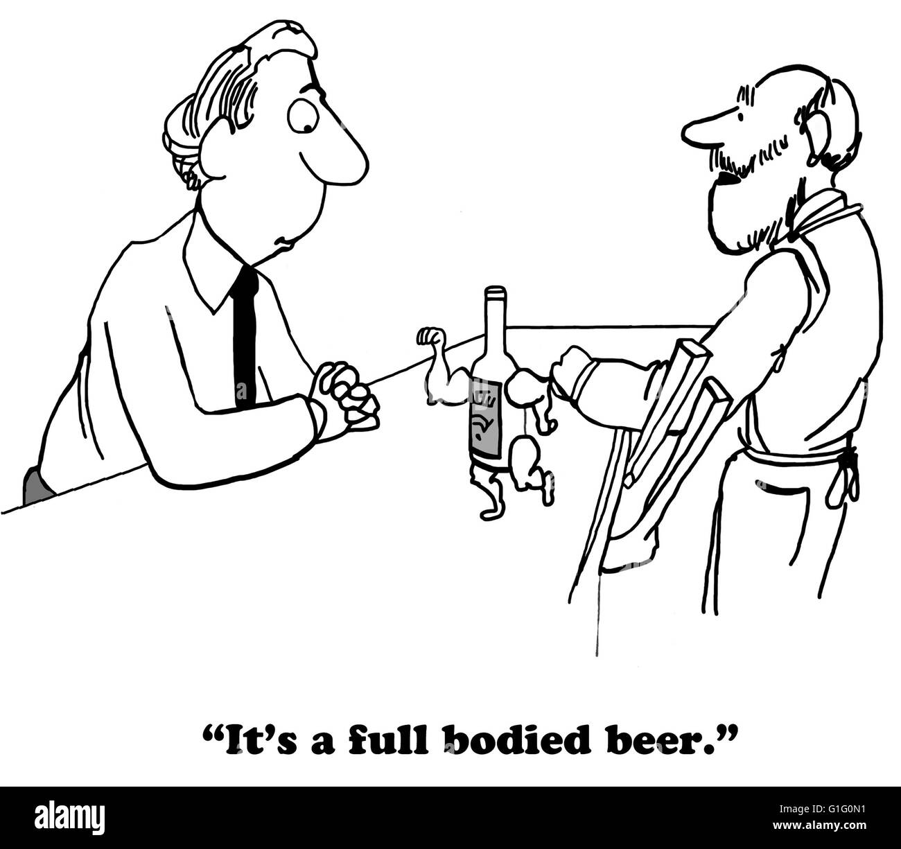 Birra cartoon Foto e Immagini Stock in Bianco e Nero - Alamy