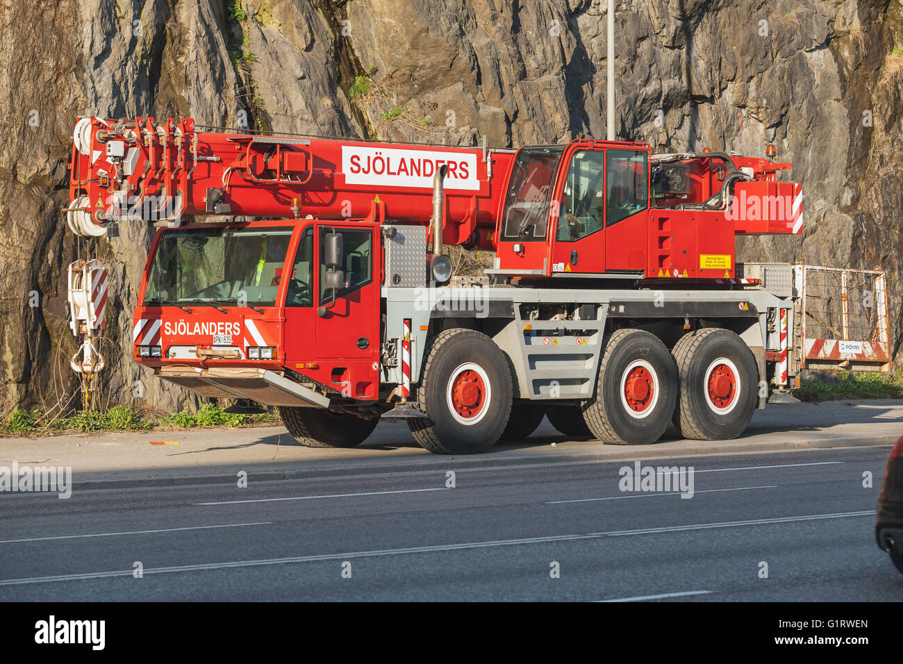 Gru mobile telescopica immagini e fotografie stock ad alta risoluzione ...