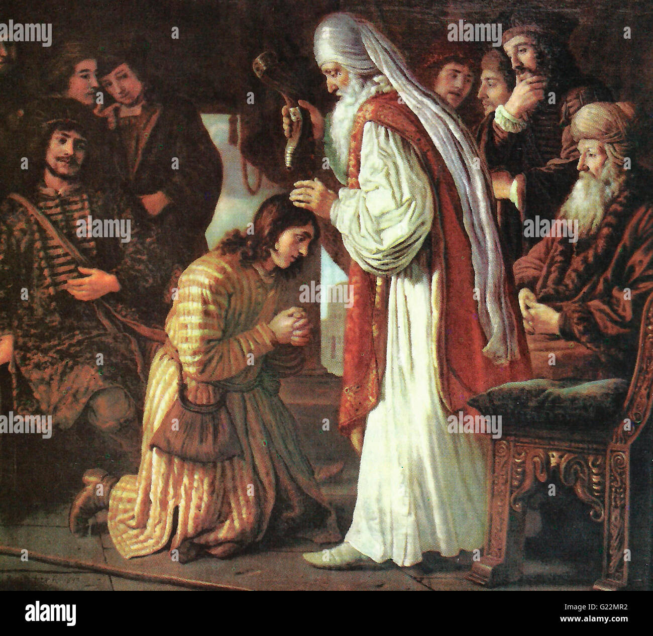 Samuel anointing immagini e fotografie stock ad alta risoluzione - Alamy