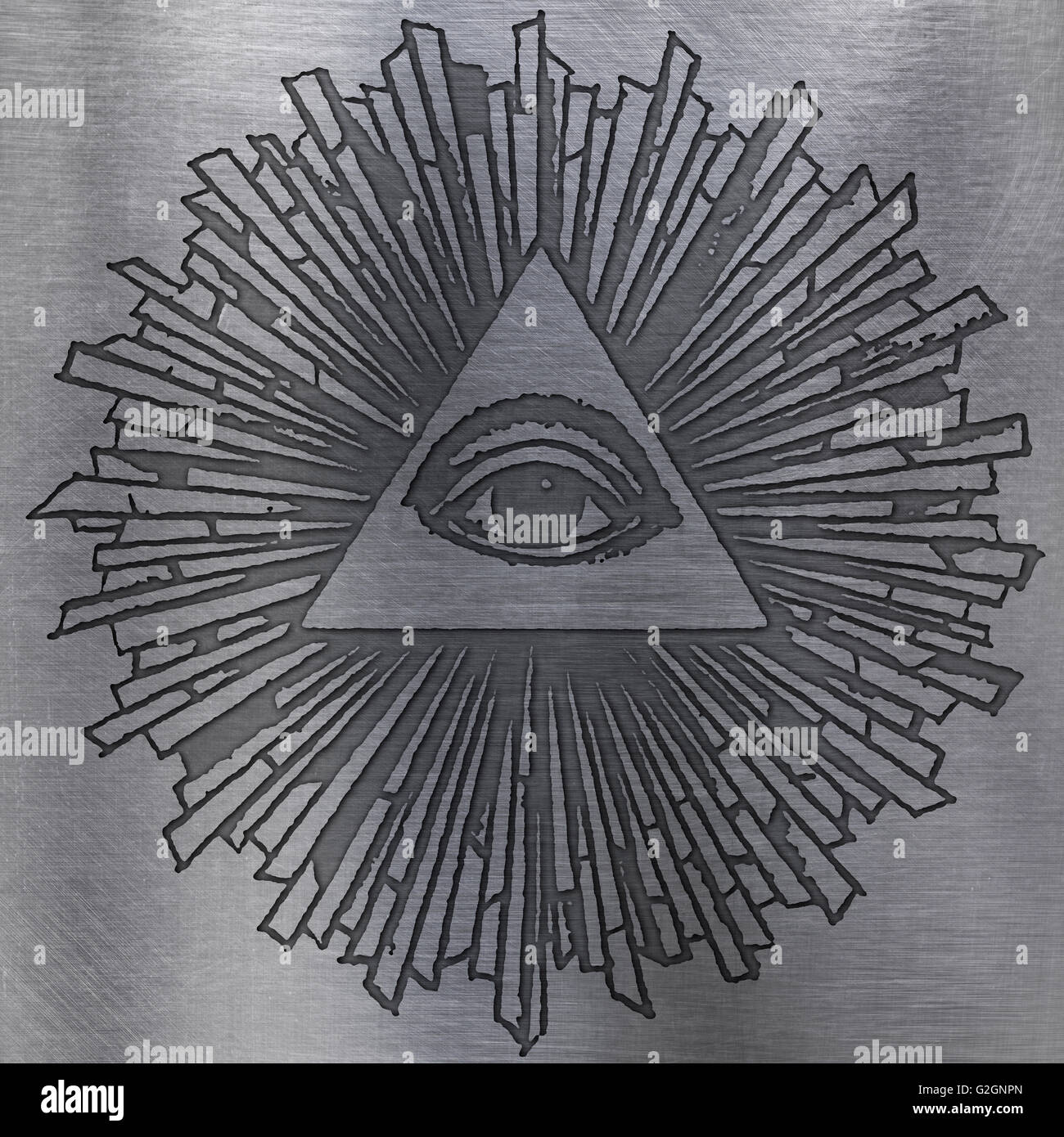 Simbolo massonico dell'occhio e della piramide immagini e fotografie ...