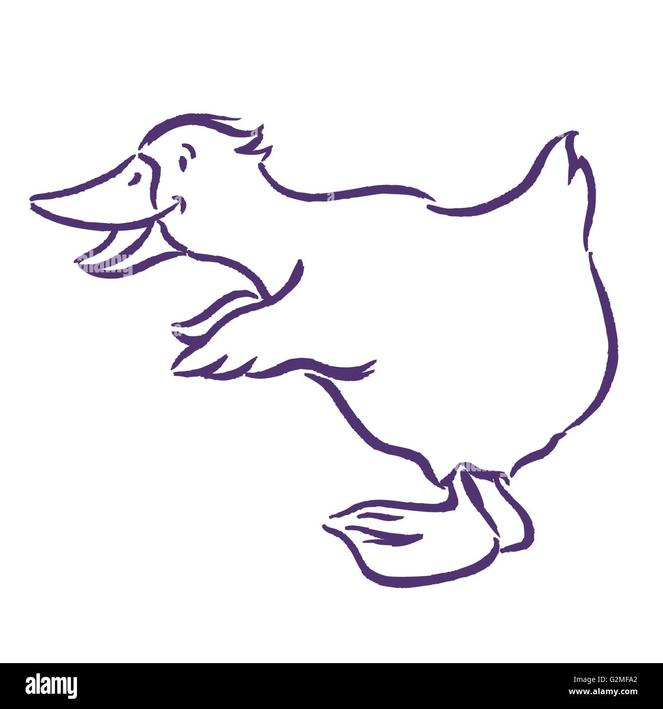 Cartone animato di anatra immagini e fotografie stock ad alta ...