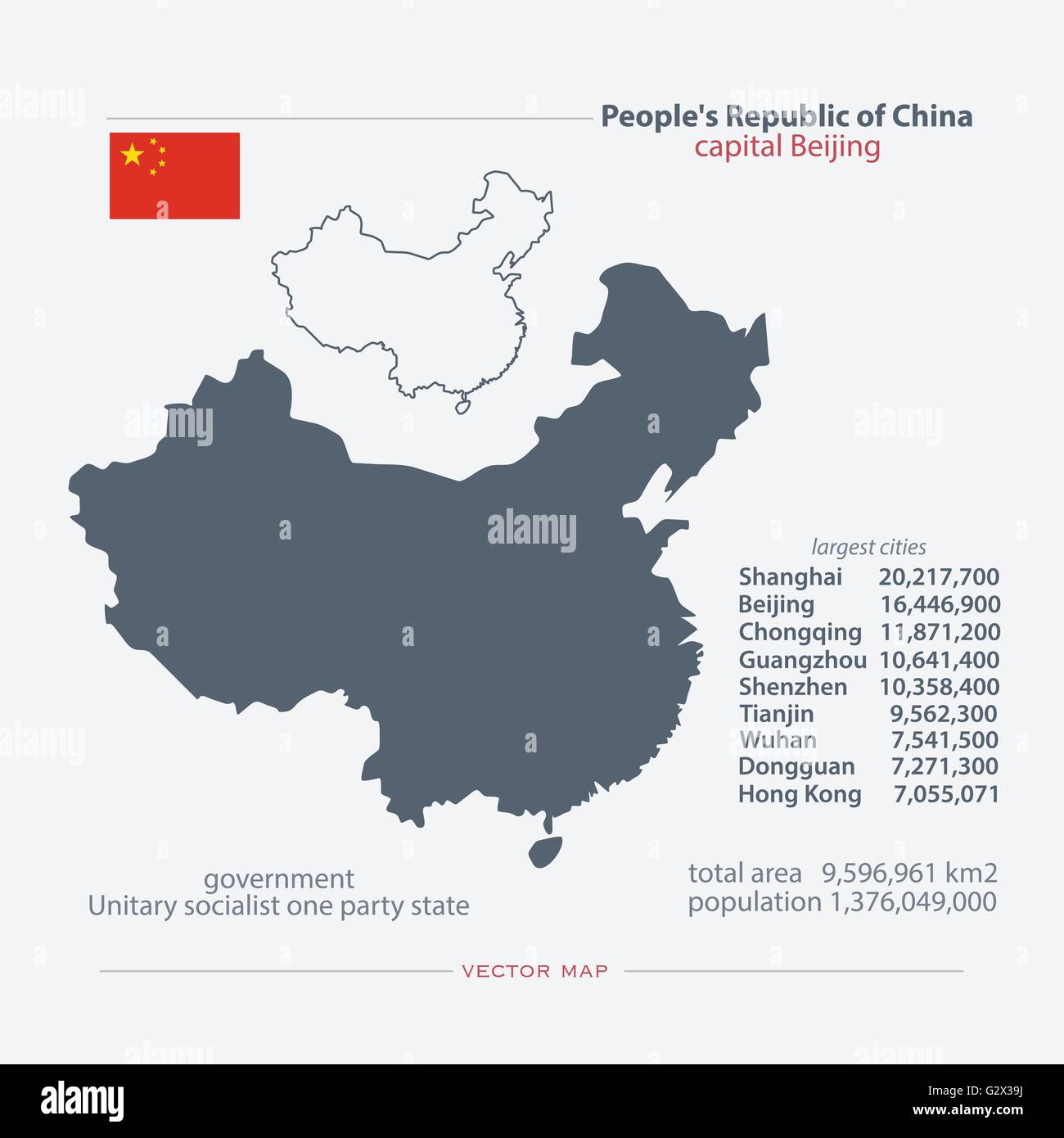 China political map immagini e fotografie stock ad alta risoluzione - Alamy