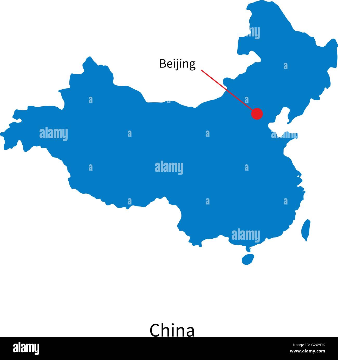 Mappa di pechino Immagini Vettoriali Stock - Alamy