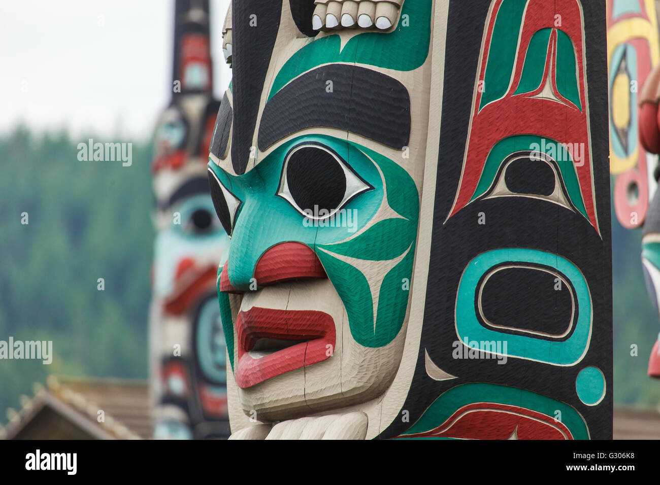 Native american totem pole immagini e fotografie stock ad alta ...