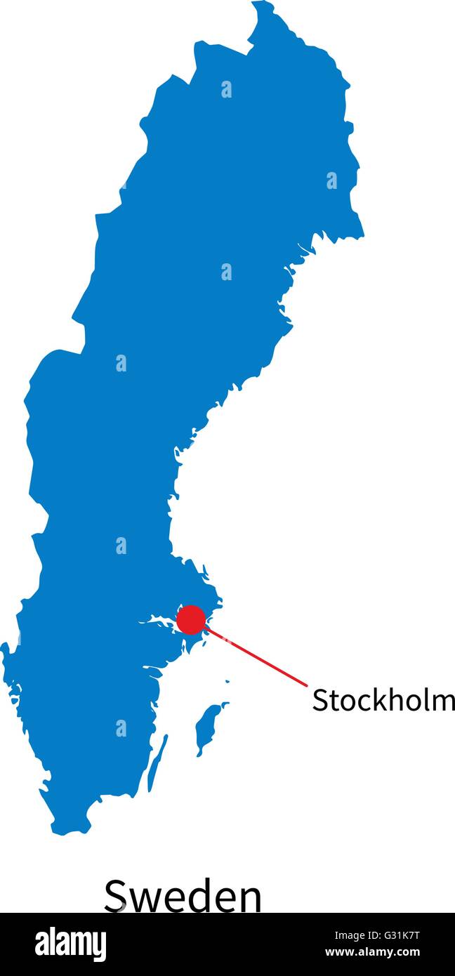 Mappa fisica della svezia dettagliata immagini e fotografie stock ad ...
