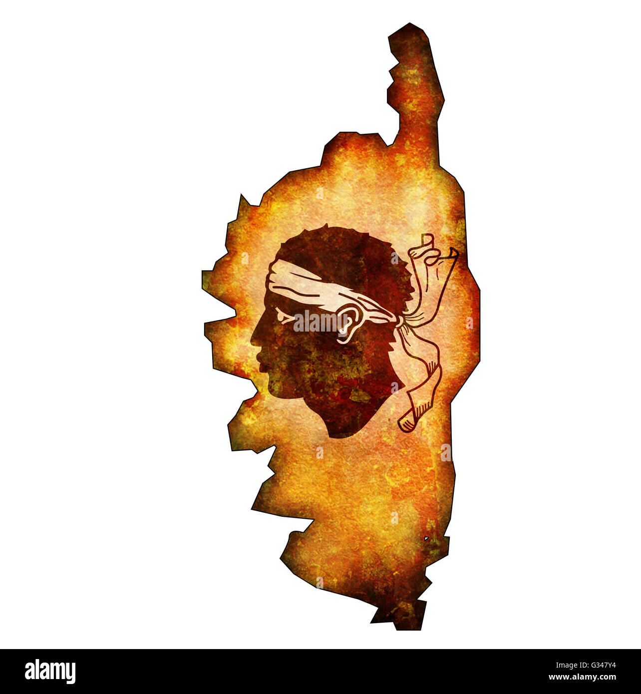 Vecchia mappa della corsica immagini e fotografie stock ad alta ...