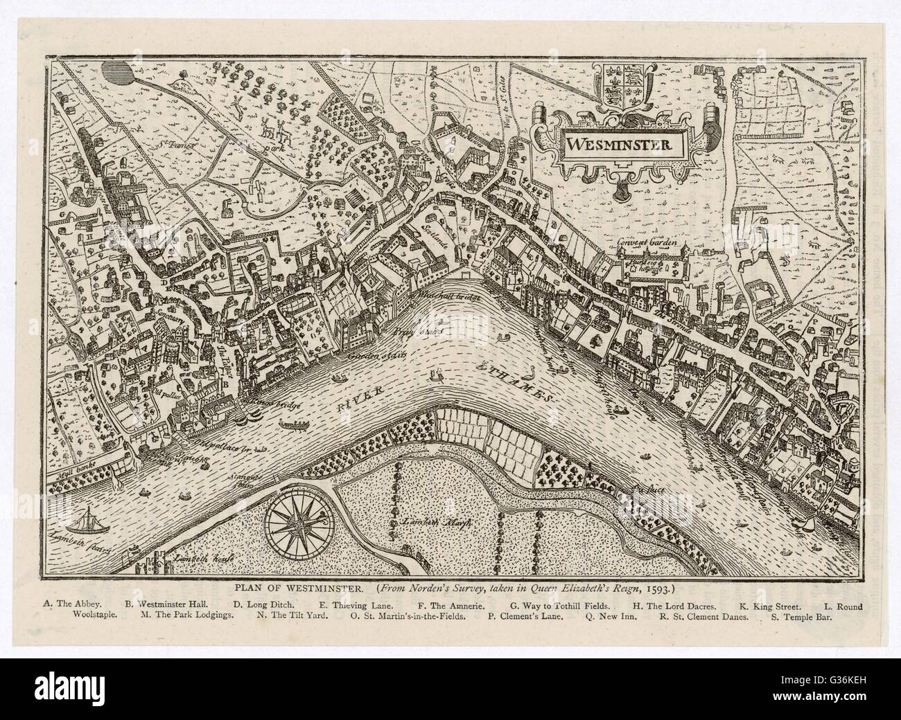 Mappa di westminster immagini e fotografie stock ad alta risoluzione ...