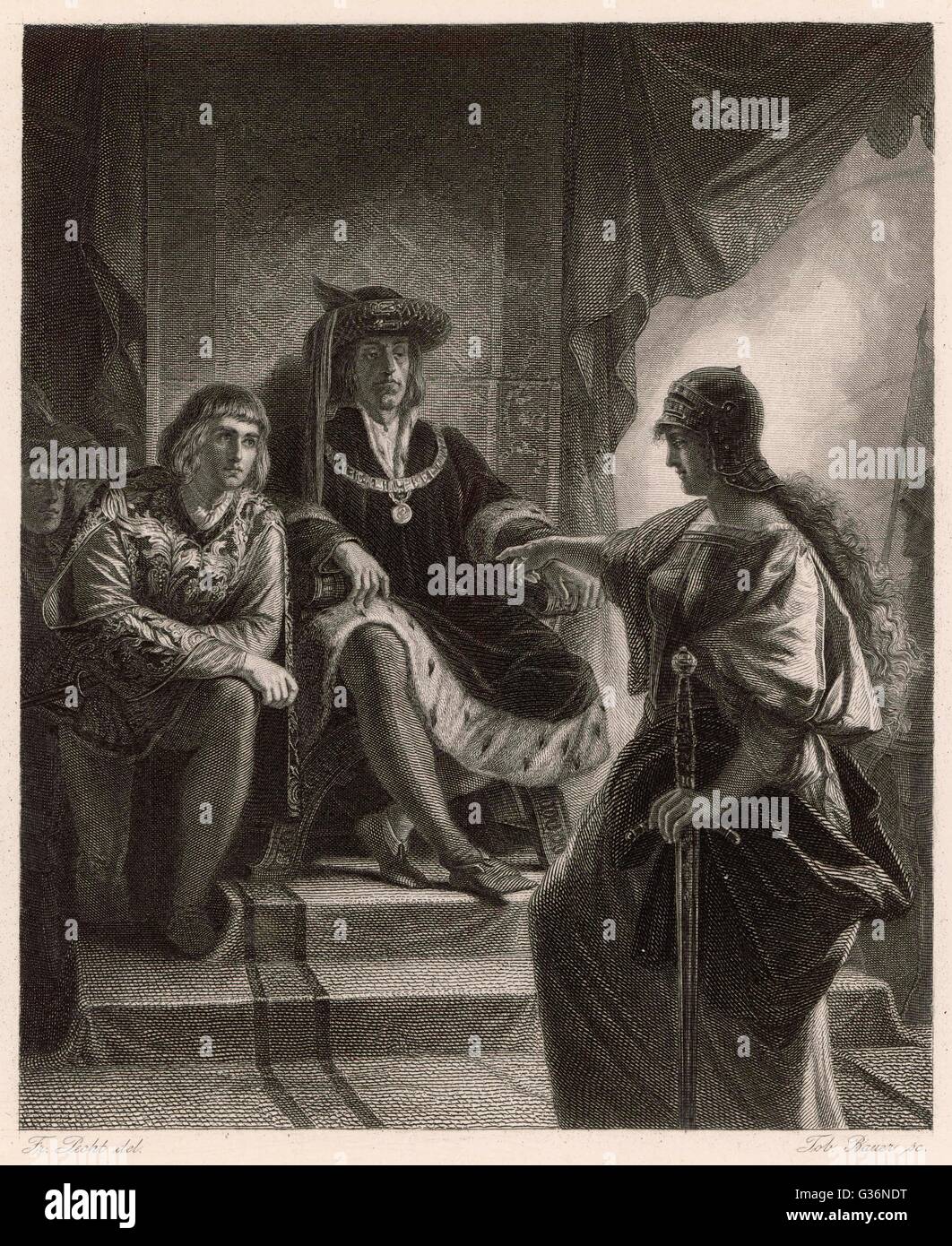 Scena da Enrico VI parte i di Shakespeare Foto stock - Alamy