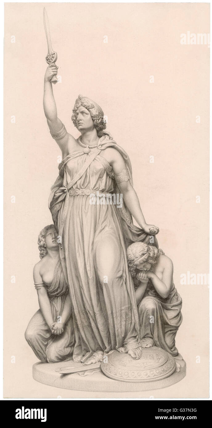 Boadicea or boudicca queen the iceni immagini e fotografie stock ad ...