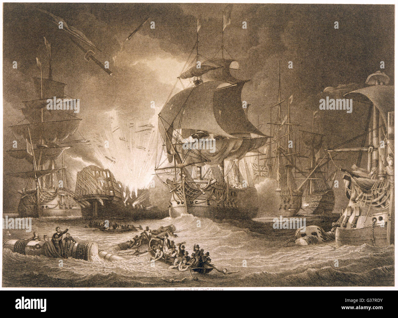 Battle of aboukir bay immagini e fotografie stock ad alta risoluzione ...