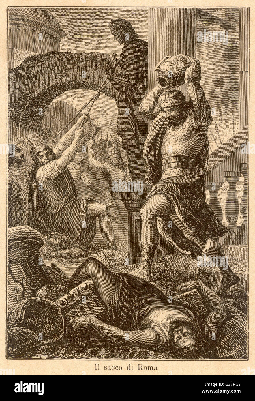 Rome sack visigoths immagini e fotografie stock ad alta risoluzione - Alamy