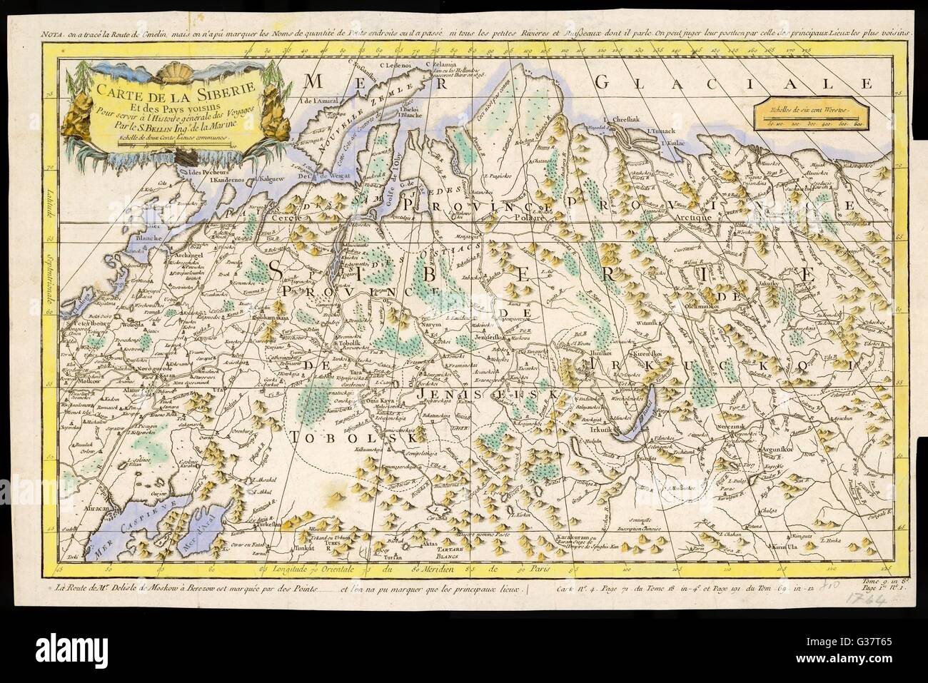 Siberia map immagini e fotografie stock ad alta risoluzione - Alamy