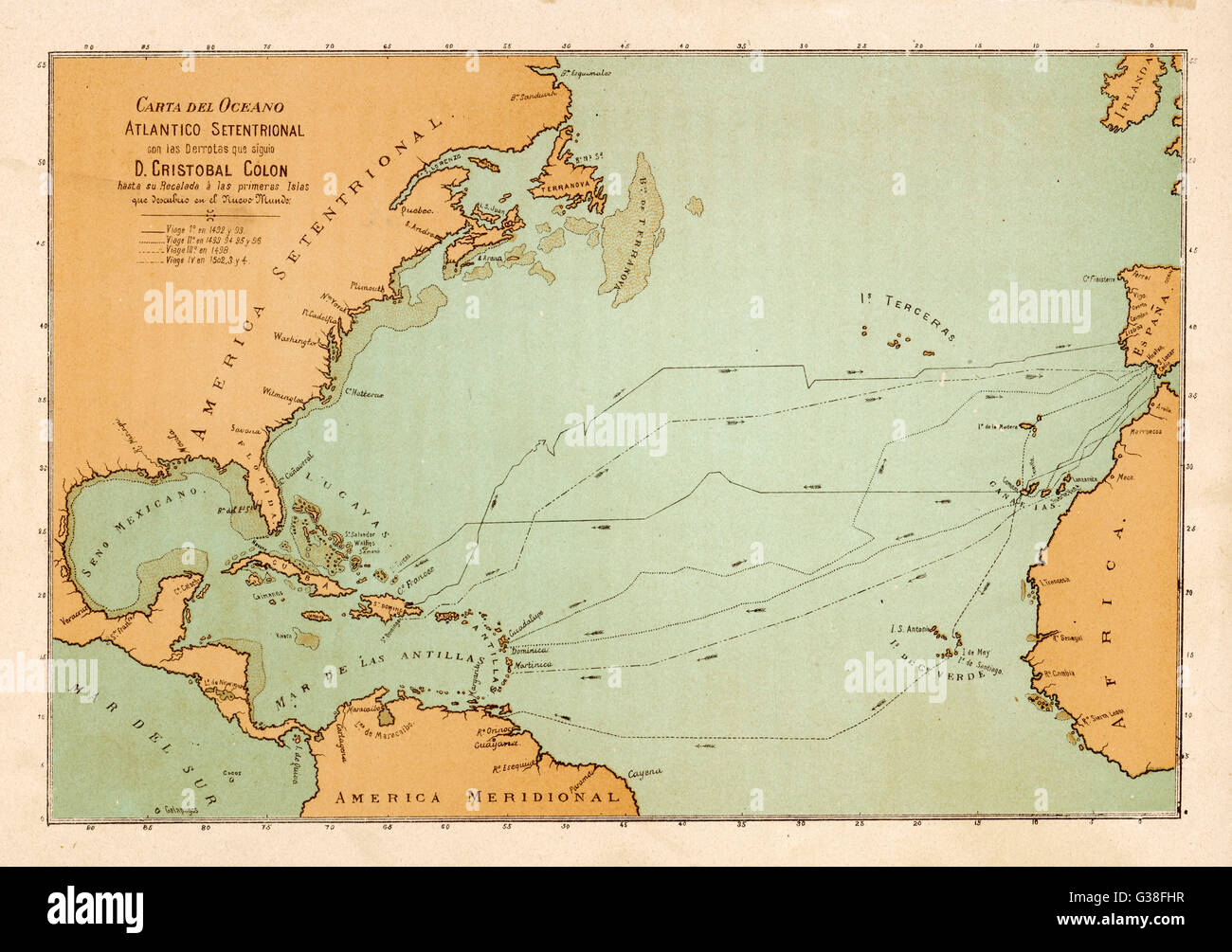 Una mappa che mostra immagini e fotografie stock ad alta risoluzione ...