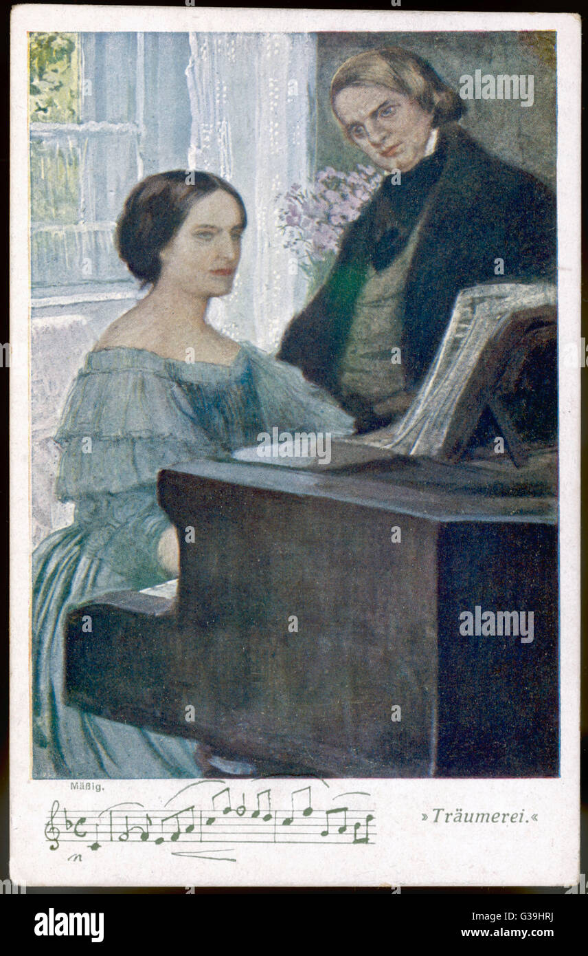 Robert clara schumann musicisti tedeschi immagini e fotografie stock ad ...