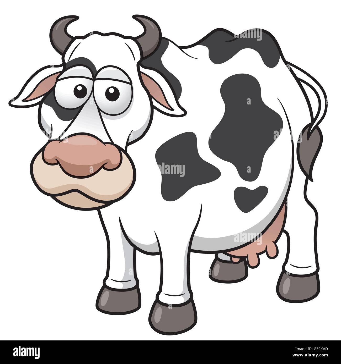 Cartone animato bovino Immagini Vettoriali Stock - Alamy