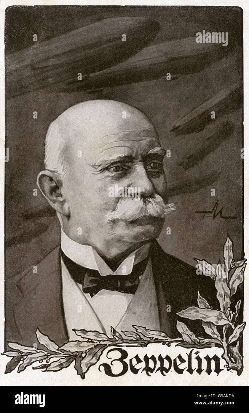 Portrait de ferdinand von zeppelin immagini e fotografie stock ad alta ...