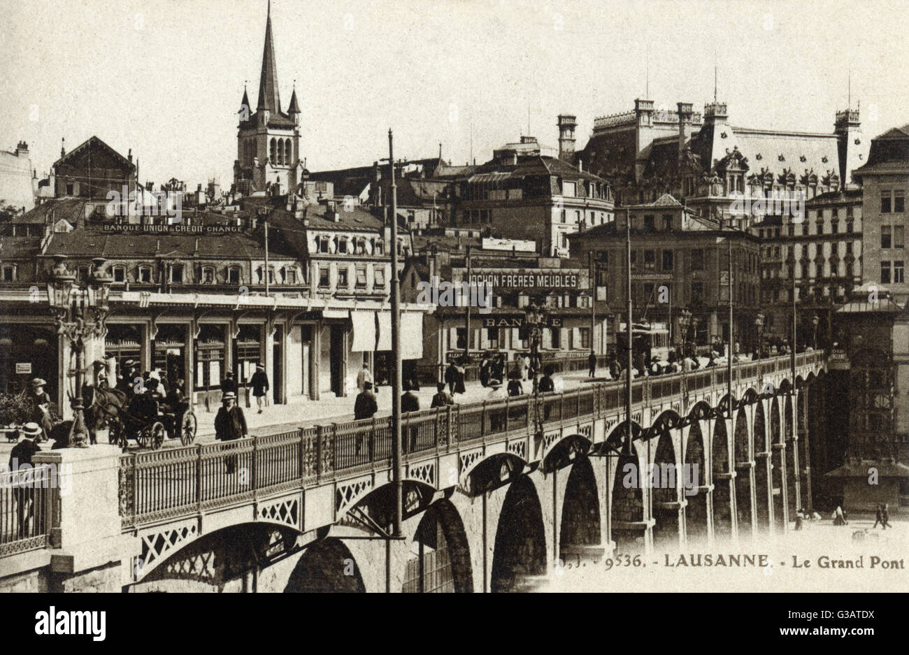 Lausanne grand pont immagini e fotografie stock ad alta risoluzione - Alamy