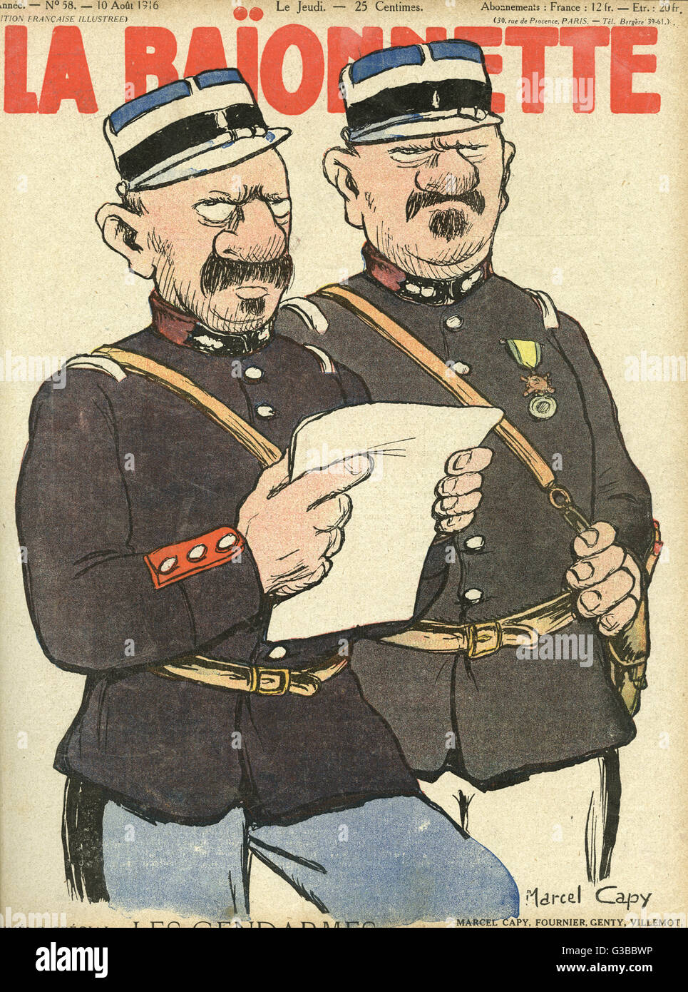 La baionnette 1916 immagini e fotografie stock ad alta risoluzione - Alamy