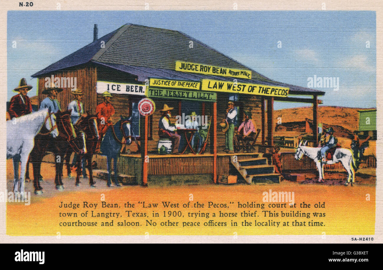 Judge roy bean immagini e fotografie stock ad alta risoluzione - Alamy