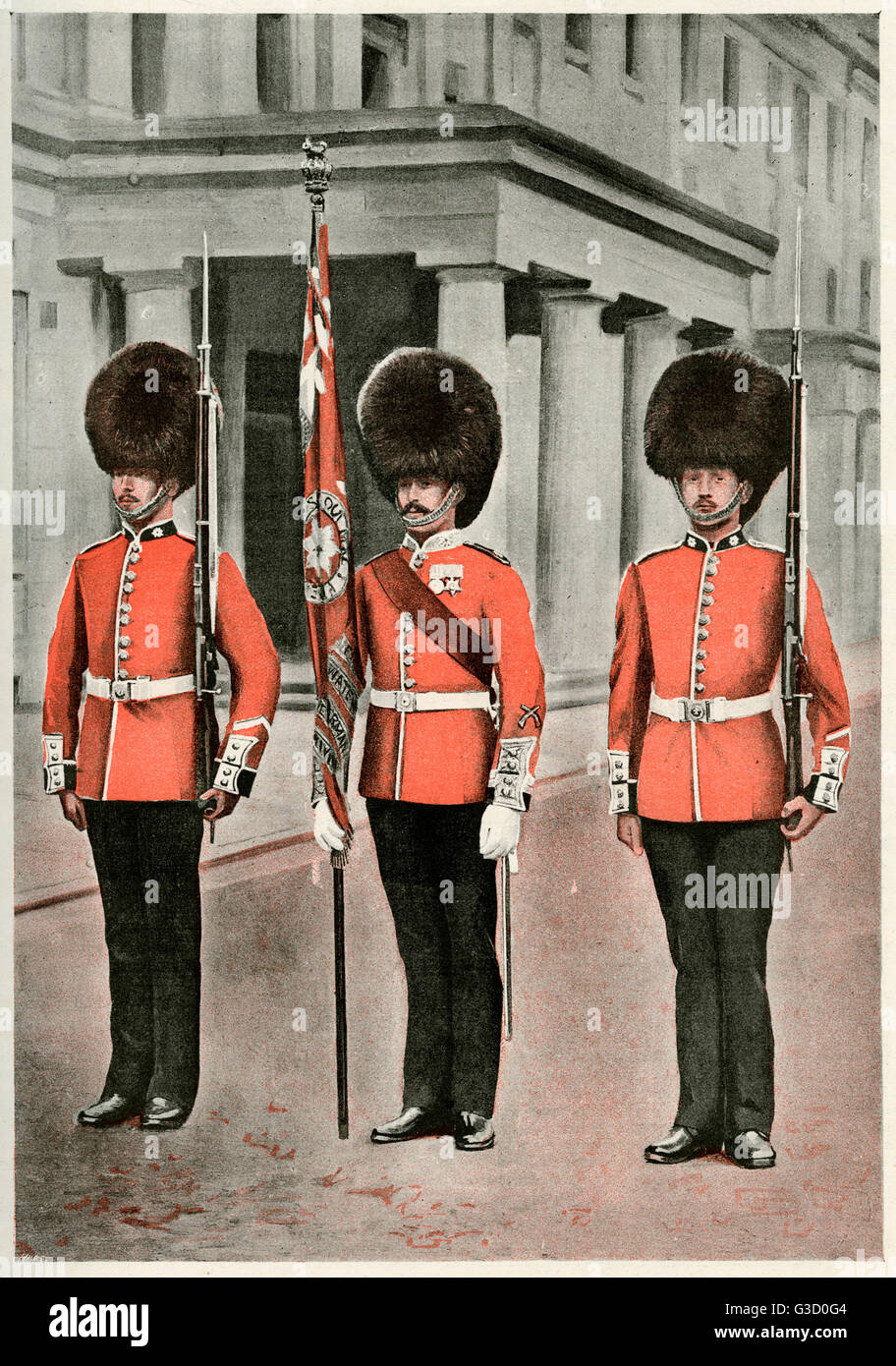 Britische regimenter der coldstream guards immagini e fotografie stock ...
