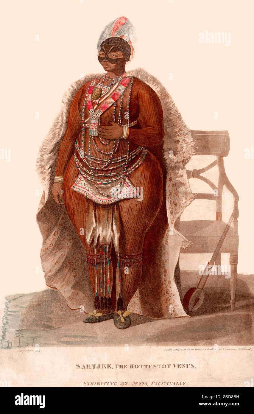 Saartje sarah baartman 1789 1815 immagini e fotografie stock ad alta ...